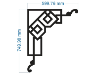 Thiết kế cnc ke góc dxf